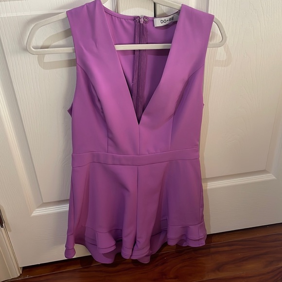 Pants & Jumpsuits | Purple Romper | Poshmark